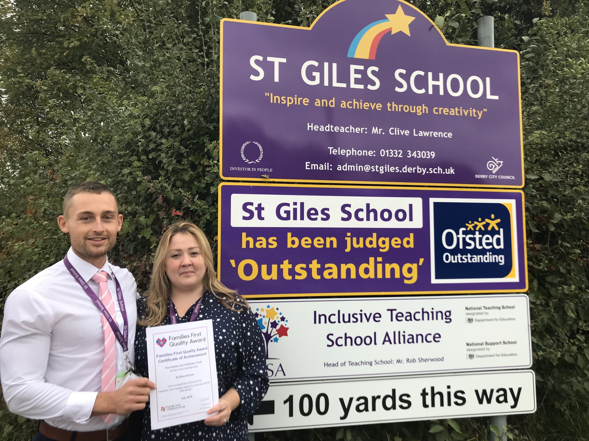 Outstanding Derby special school praised for its work with families ...