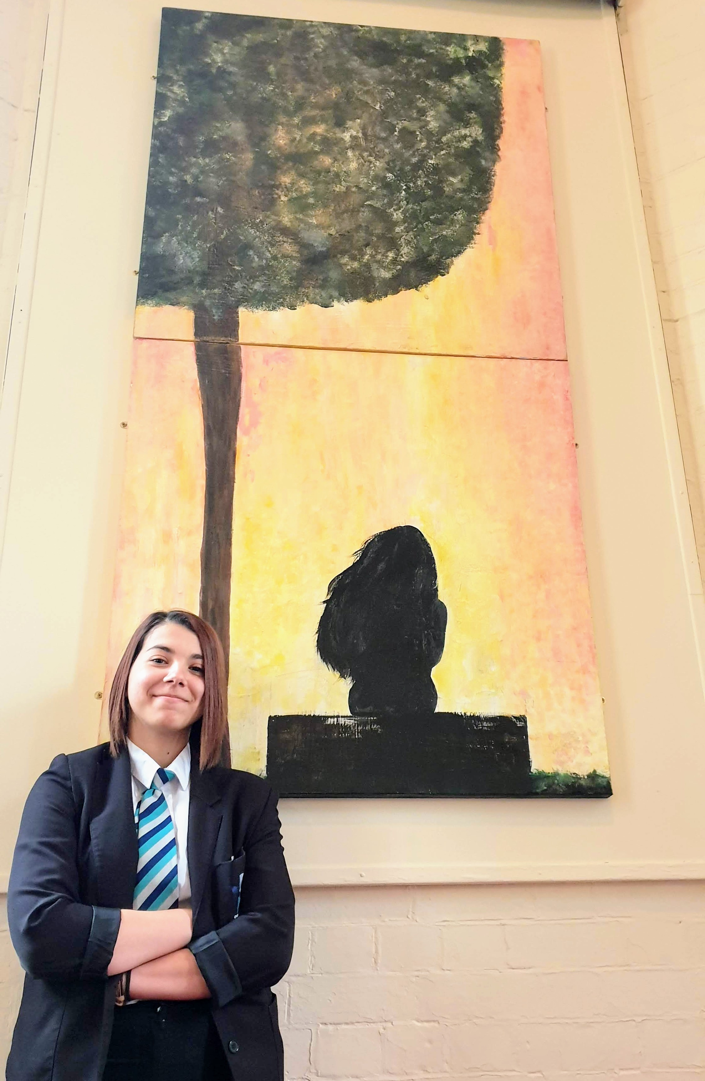 “Contemplative” picture by arty Derbyshire school pupil gets pride of ...